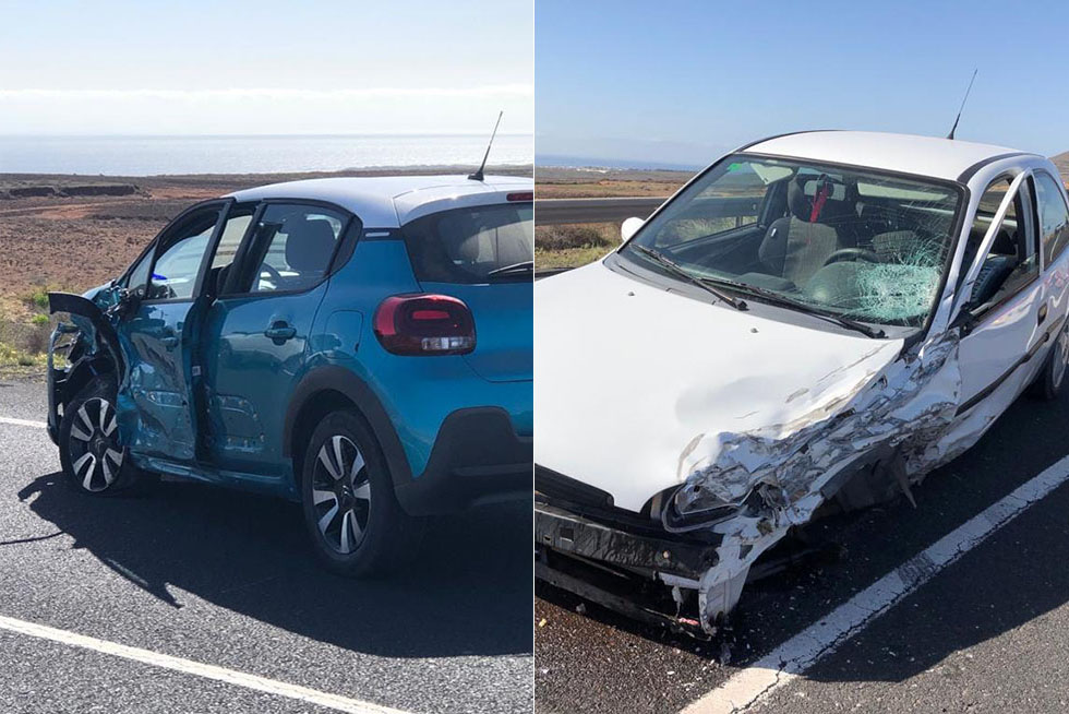 La conductora de un vehículo accidentado en el norte de la Isla quedó ...