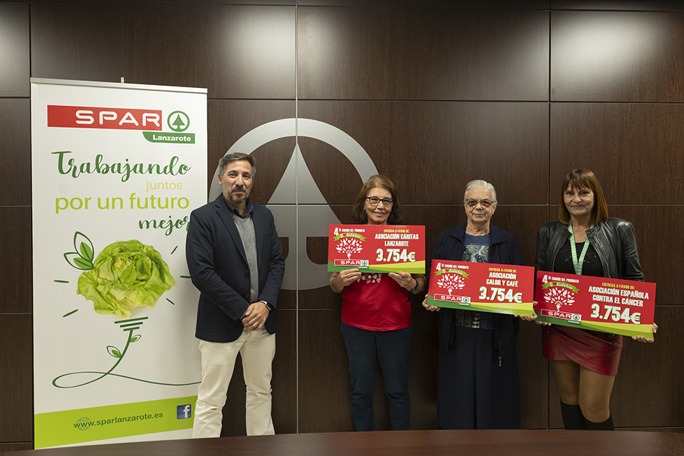 Spar Lanzarote dona más de 11.200 euros a tres ONG de la Isla | Diario ...