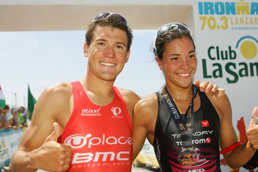 Romain Guillaume y Saleta Castro se imponen en el triatlón Volcano ...
